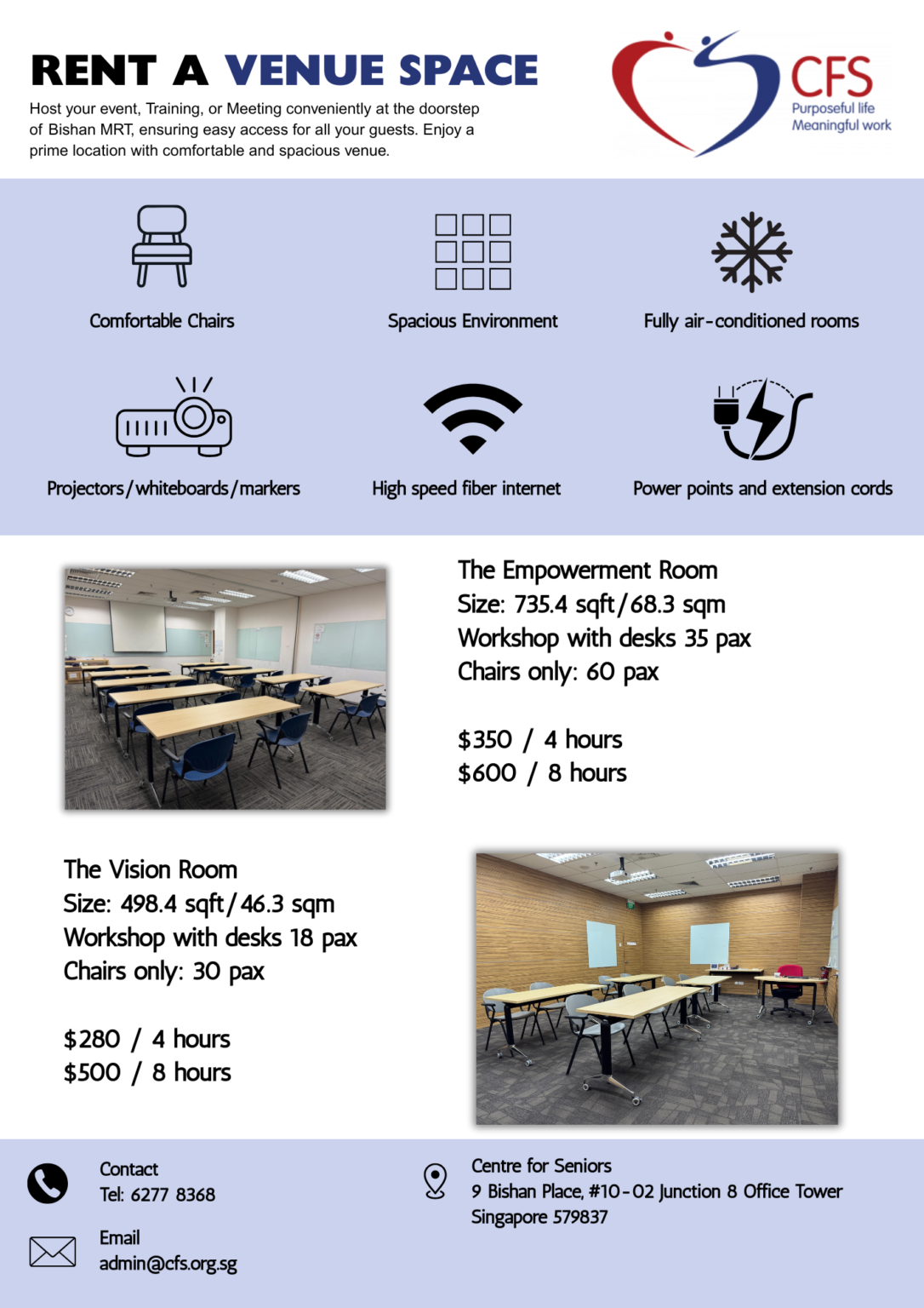 Rent a venue – CFS